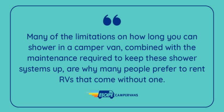 Showering in a Camper Van: Everything You Need to Know