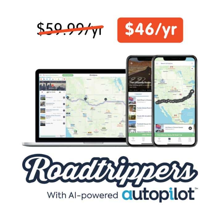 Save 23% on Roadtrippers - #1 Road Trip Planning App